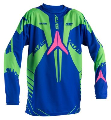 Alias A2 Youth Jersey – Blue/neon Green 2015 | Bloglounge
