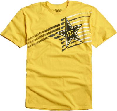 Fox Racing Rockstar Streak Tee – Yellow | Trindu