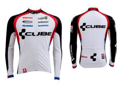 Cube Teamline Long Sleeve Jersey | Plava