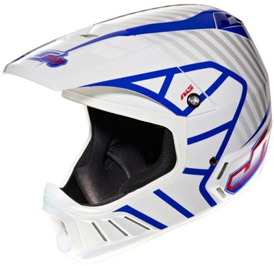 Jt Racing Evo Helmet – White/blue 2013 | Kazzy